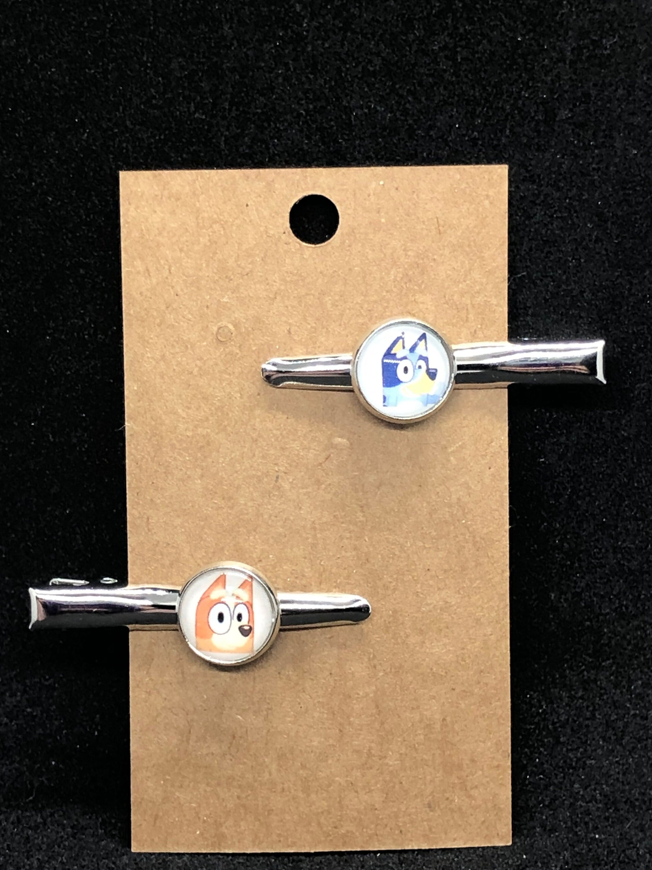 Bluey and Bingo Inspired Alligator clip hair accessory Bow Gift--4 Sty ...